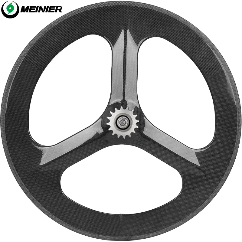 700C Carbon Fiber 3 Spoke Wheels for Fixed Gear Bike – Meinierbikes