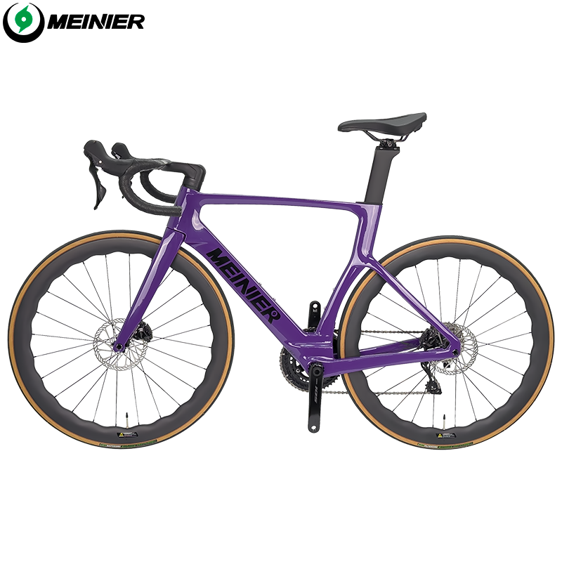 Carbon Road Bike 2x12 Speed Aerodynamic Design – Meinierbikes
