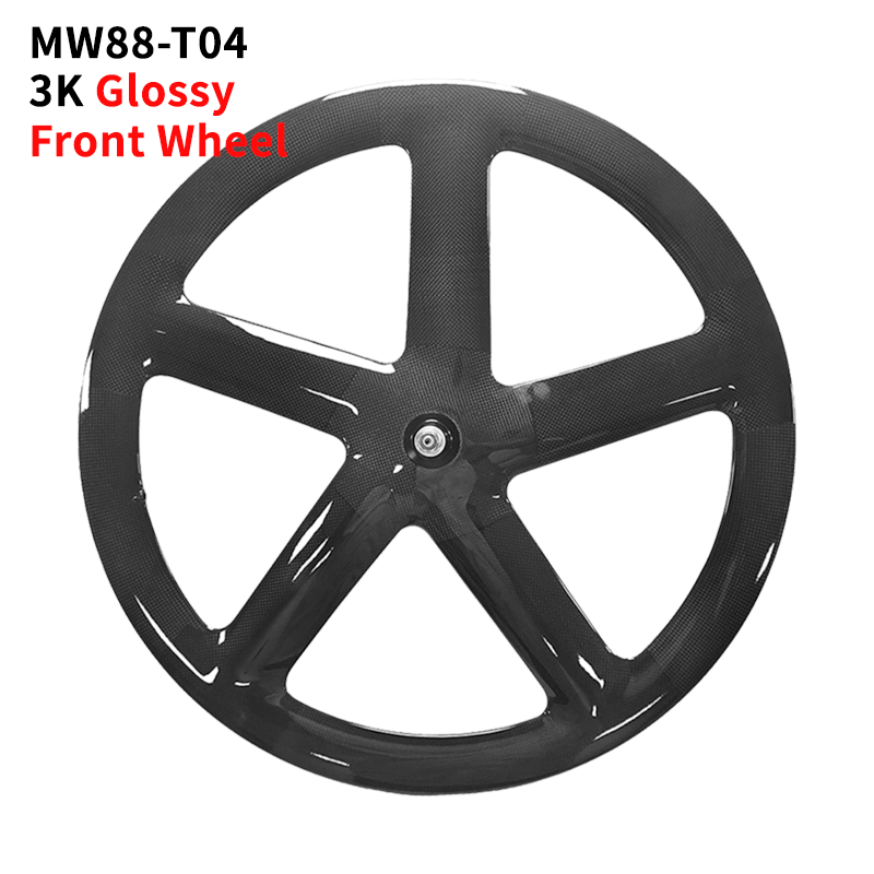Full Carbon 5 Spoke Track Wheels 3K Matte Glossy – Meinierbikes